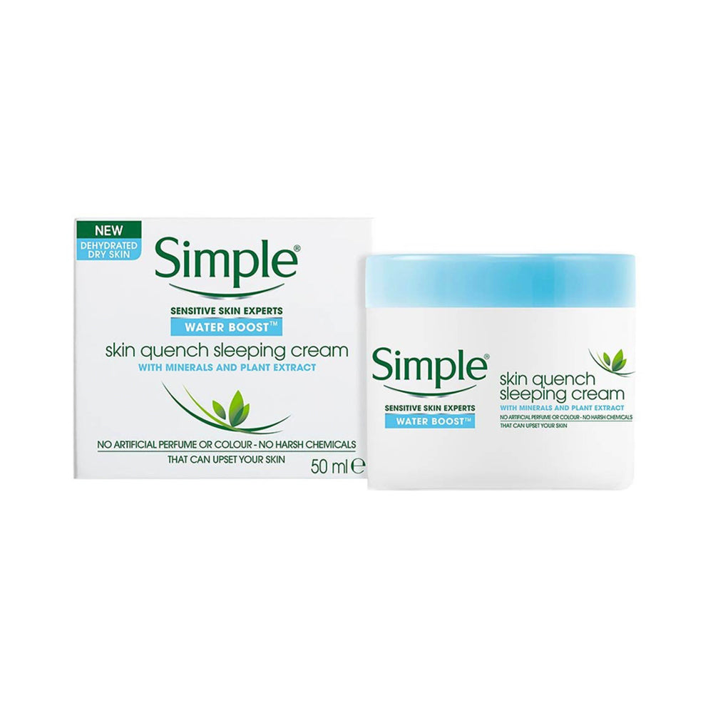 Simple Skin Quench Sleeping Cream - 50ml | سمبل كريم مرطب ليلي - 50 مل ... Simple Skin Quench Sleeping Cream - 50ml | سمبل كريم مرطب ليلي - 50 مل ...
