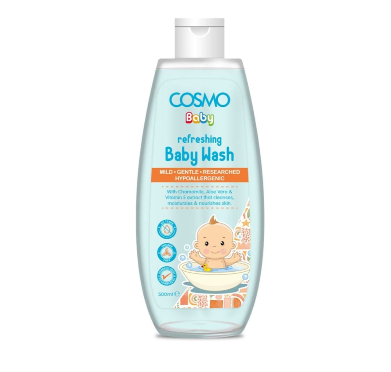 COSMO Refreshing Baby Wash - 500ml | كوزمو غسول للأطفال - 500 مل ...